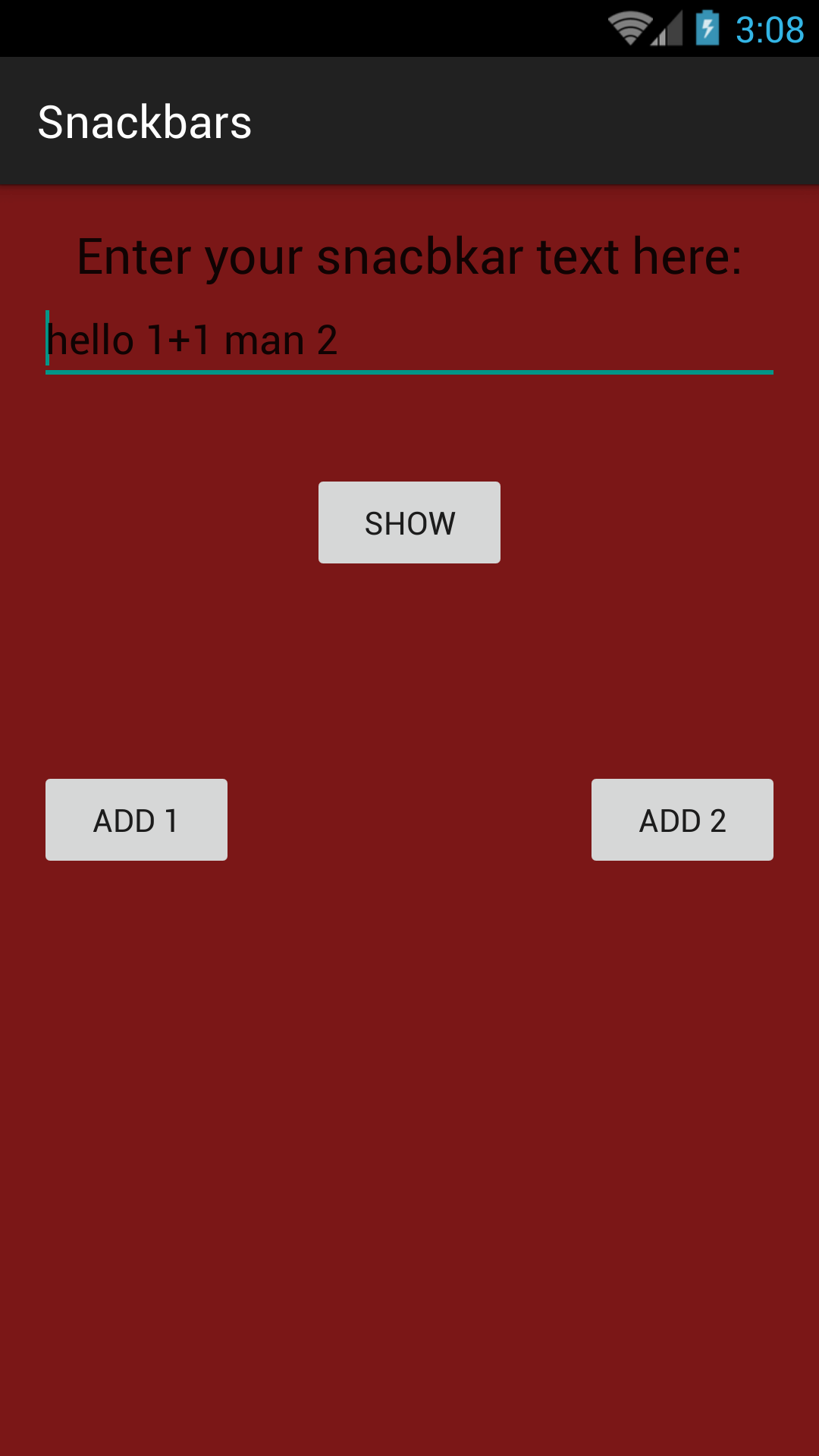 Snackbars Advanced:Amazon.com:Appstore for Android