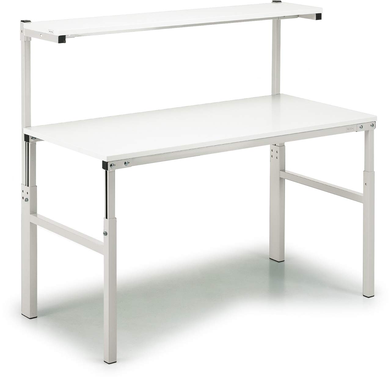 Buy Treston Work Steel Frame With Laminated Table Top Light Grey