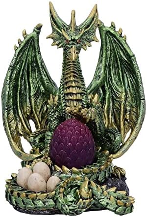 Nemesis Now Haranu Dragon Figurine, Green, 15.5cm : Amazon.co.uk: Home ...