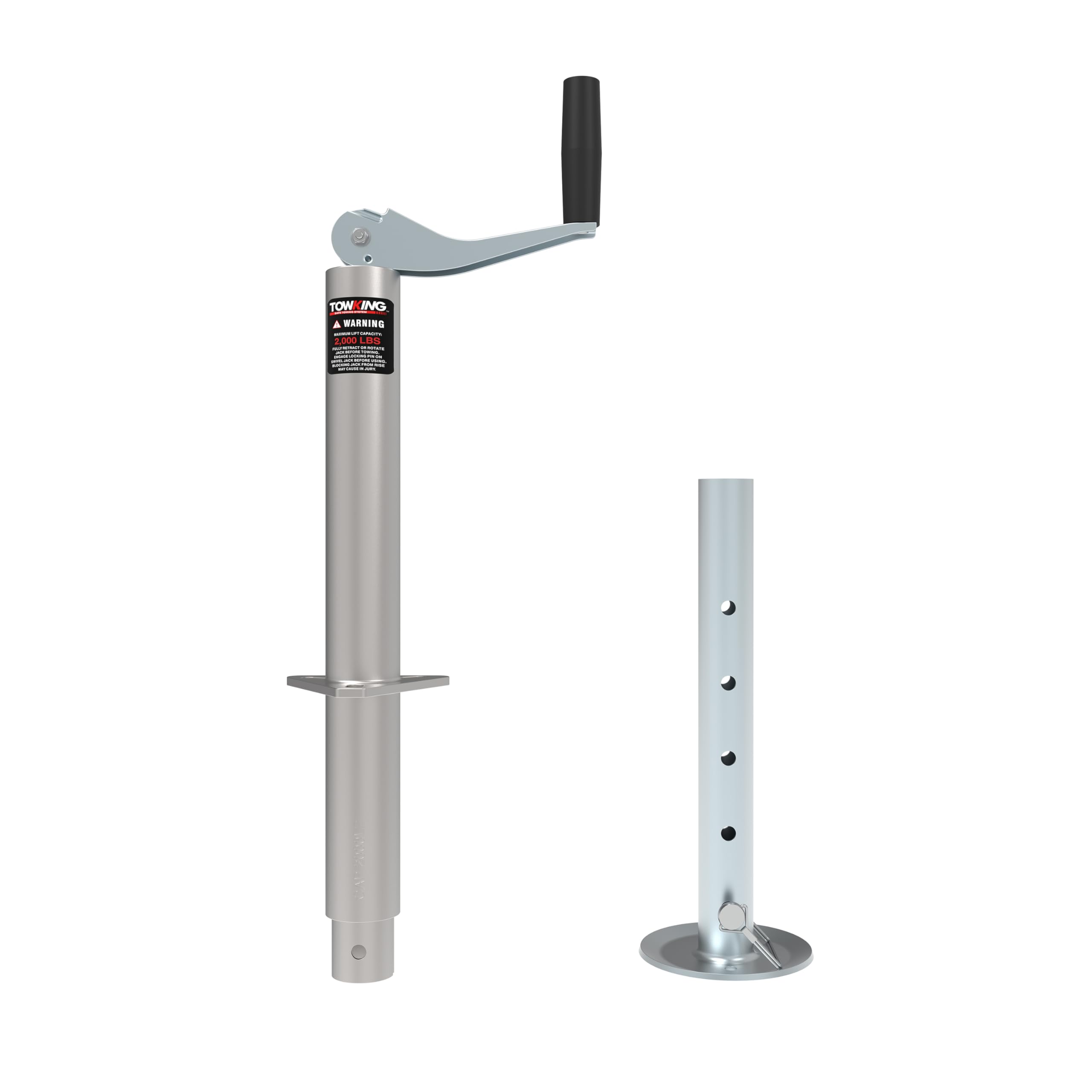 Amazon.com: TOWKING A Frame Trailer Jack with Drop Leg, 15" Vertical ...