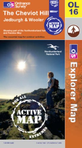 The Cheviot Hills (OS Explorer Map Active): Sheet OL16 : Ordnance ...