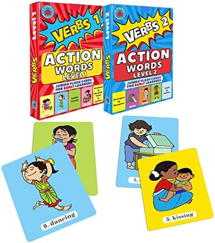 Buy SPARTAN KIDS® Action Flash Cards for Kids | 27 Early Learning Flash ...