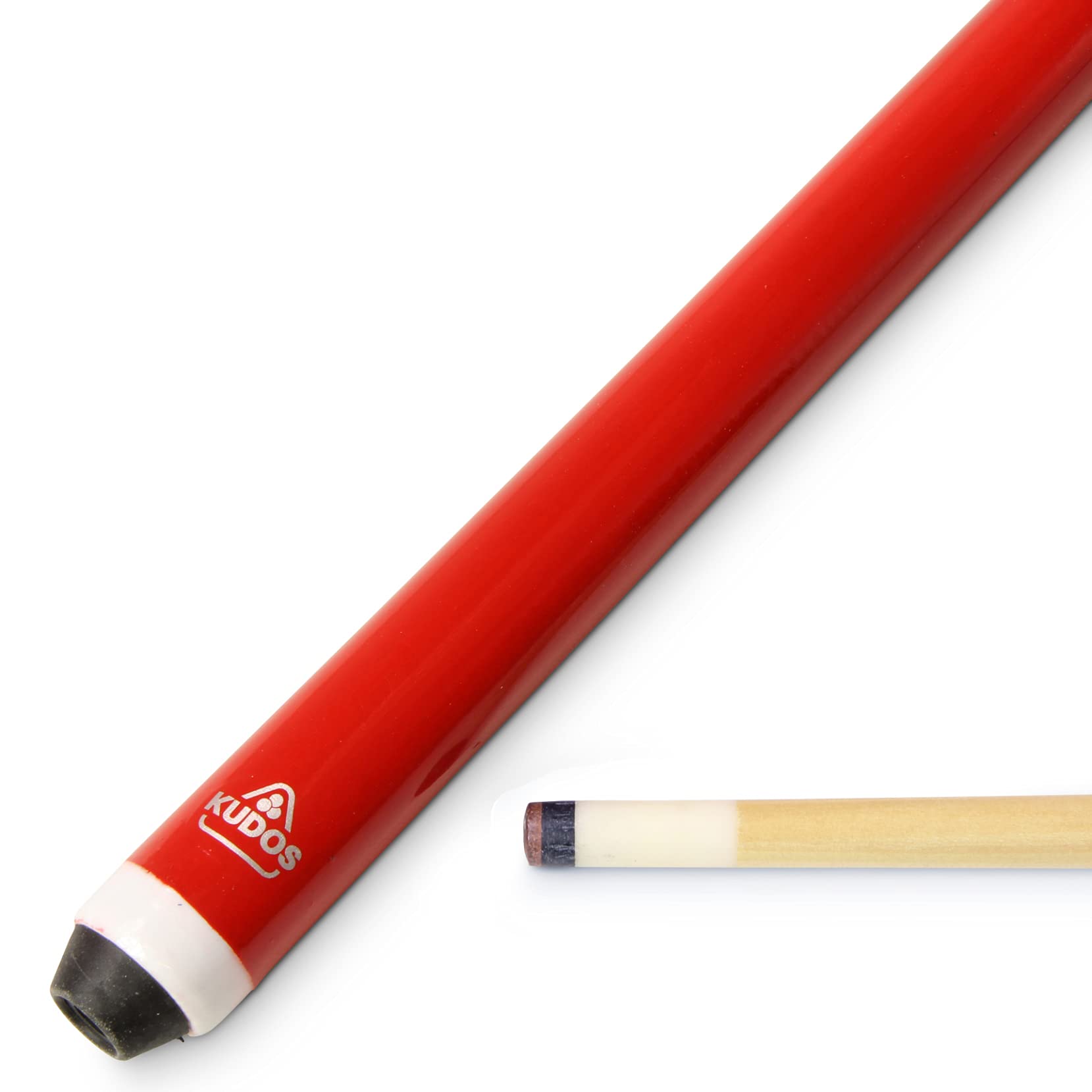 Buy Kudos 48 Inch RED BUTT Hardwood Economy 2pc Junior Kids Snooker ...