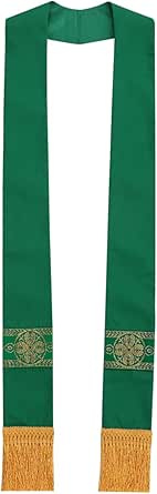 Amazon.com: FAD-4U Catholic Clergy Stole with Embroidery for Priest and ...