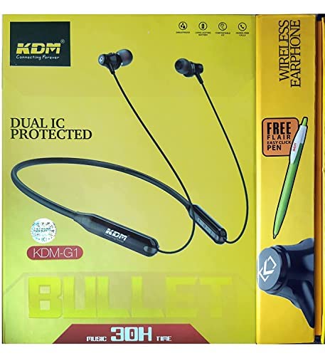 KDM (KDM G1-Bullet) 30 Hour Music Time, Quality bass, Wireless ...