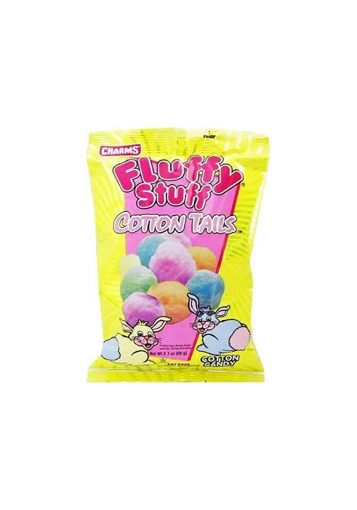 Amazon.com : Fluffy Stuff "Cotton Tails" Cotton Candy : Grocery ...