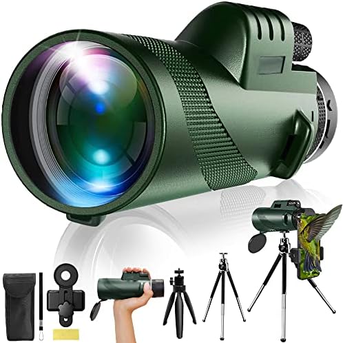 Amazon.com : Monocular-Telescope 80x100 High Powered Monoculars High ...