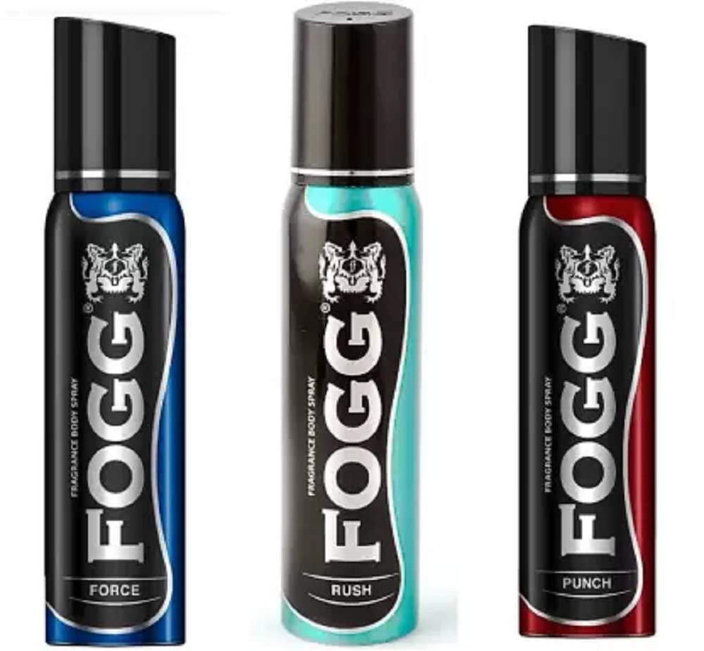 Buy FOGG Force,Rush & Punch Deodorant Spray - For Men & Women (360 ml ...