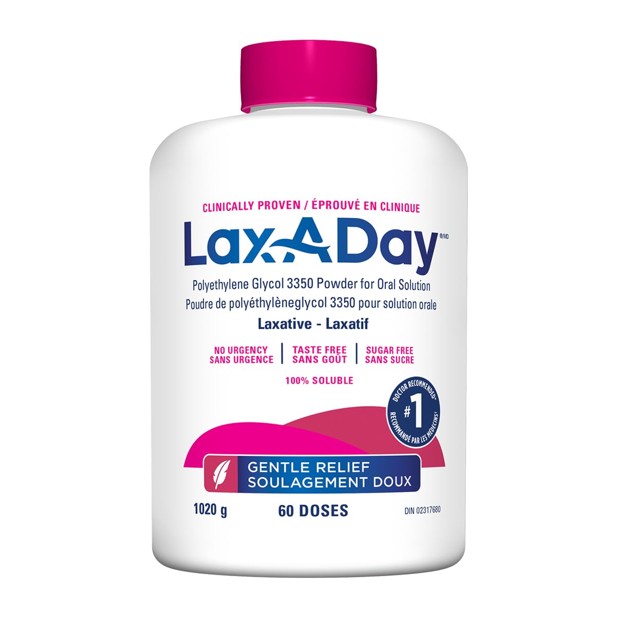 LAX-A-Day Powder Laxative - No Taste, No Grit, No Sugar - Clinically ...