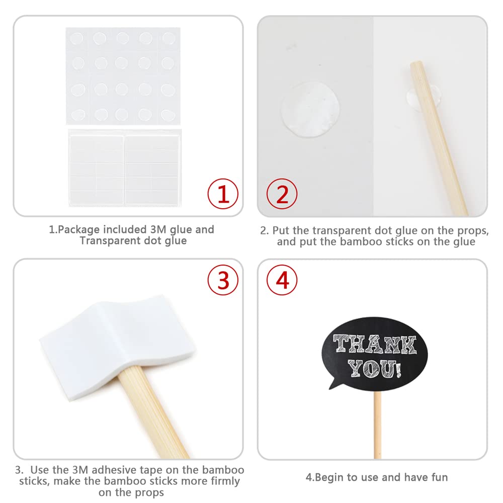 How to make photo props on a stick online