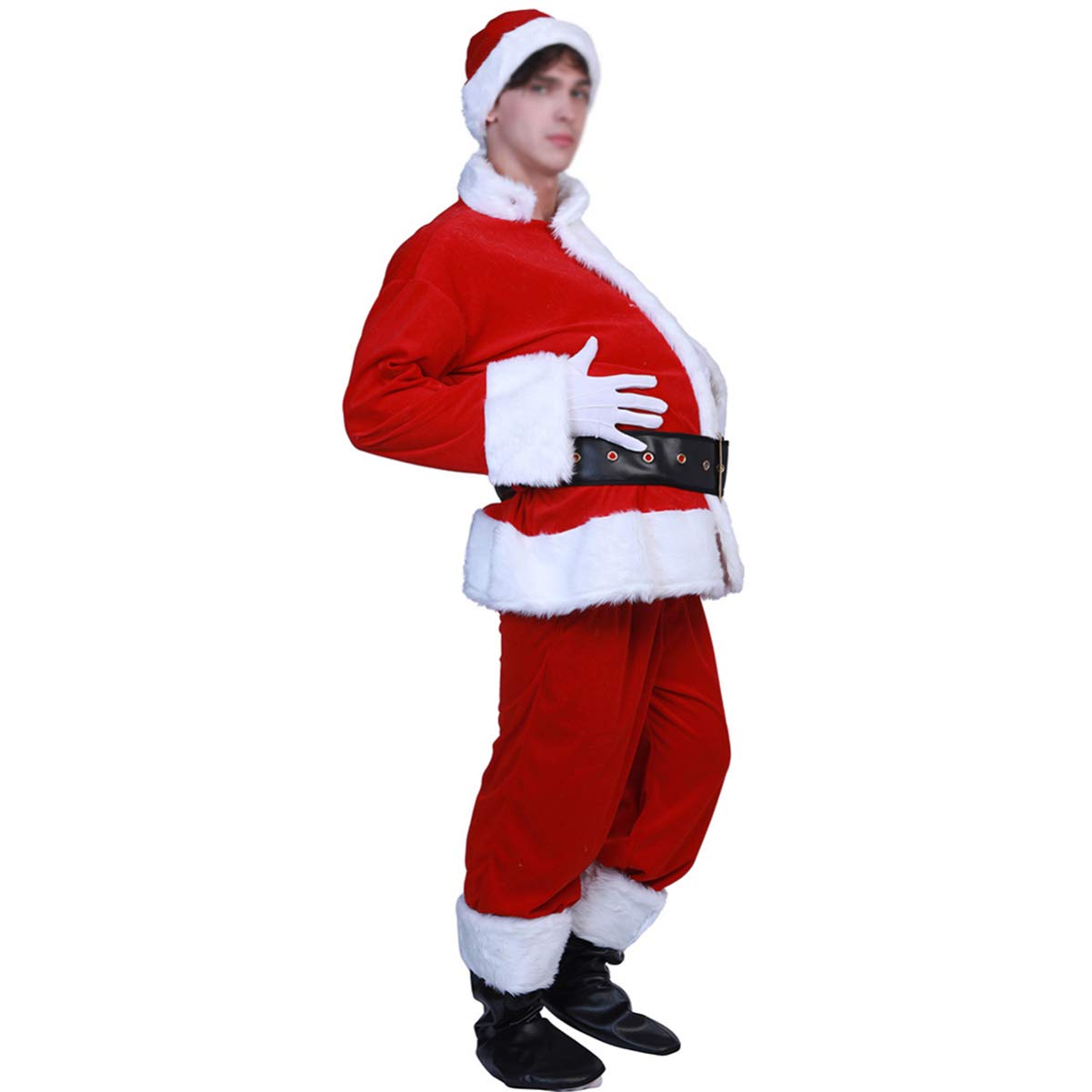 Toddmomy Santa Belly Santa Belly Santa Costume Santa Fake Padded Belly ...