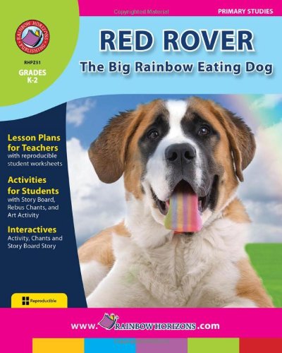 Amazon.com: Red Rover, the Big Rainbow Eating Dog Gr. K-2 - Rainbow ...