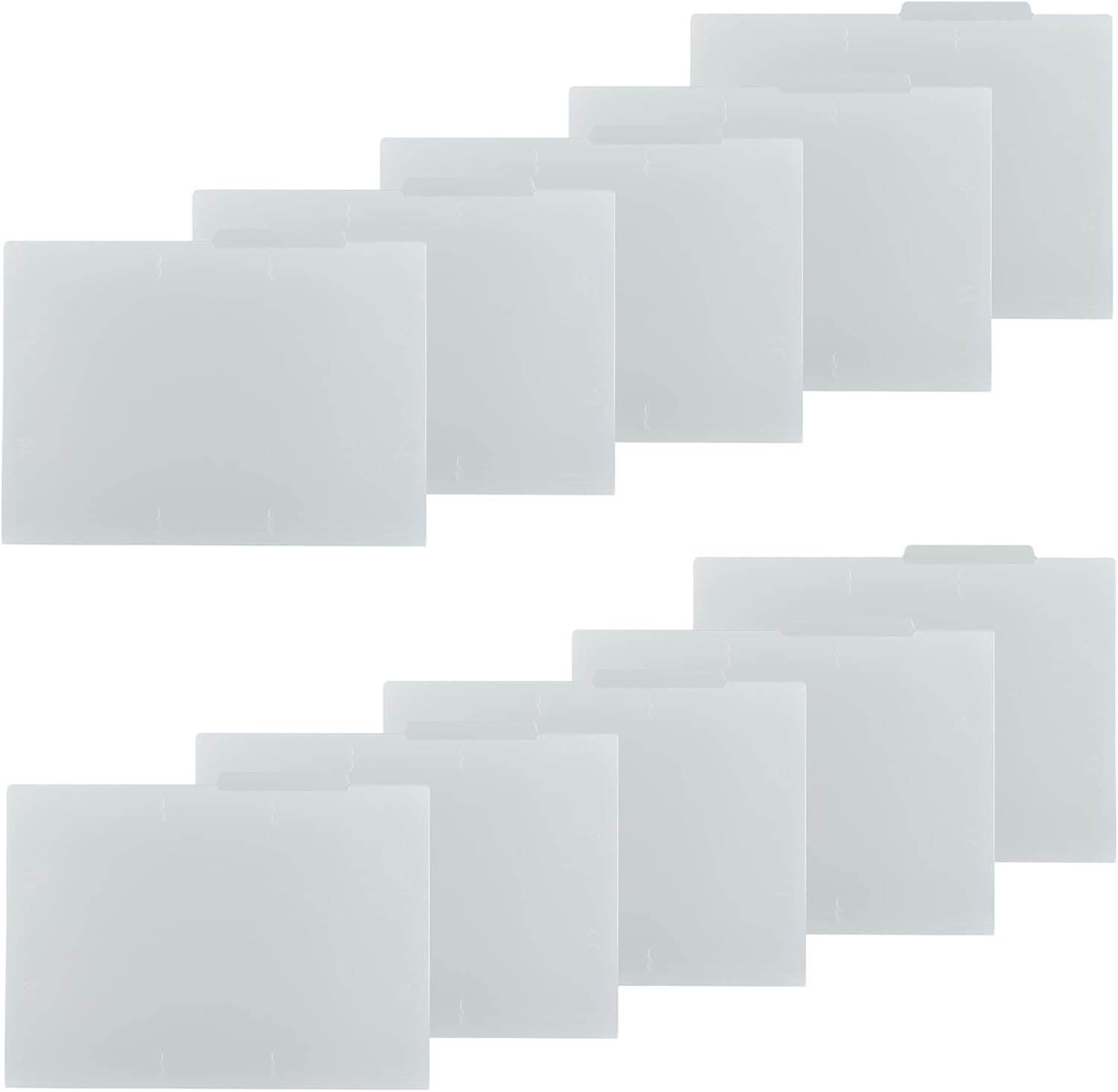 Amazon | コクヨ(KOKUYO) 個別フォルダー PP製 A4 10冊セット 半透明クリア AMA4-IFP-10T | クリアホルダー | 文房具・オフィス用品