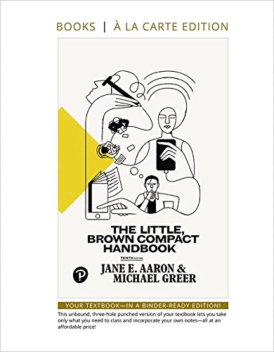 The Little, Brown Compact Handbook: Amazon.co.uk: Aaron, Jane E., Greer ...