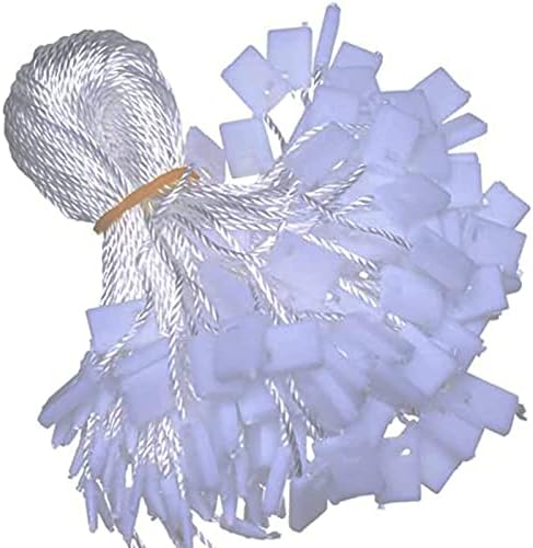 Amazon.com: ZZRANYE 7 Inch 1000Pcs White Nylon Hang Tag String Snap ...