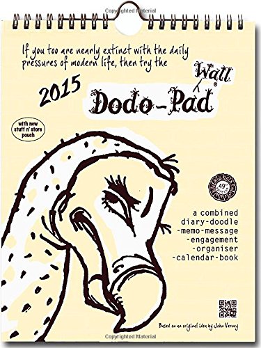 Dodo Wall Pad 2015 - Calendar Year Wall Hanging Week to View Diary ...