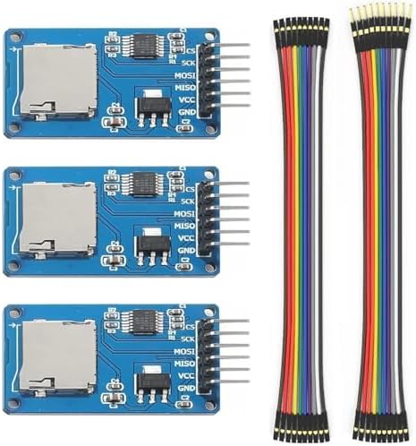 Amazon.com: WWZMDiB 3Pcs Micro SD TF Card Adater Reader Module. Support ...