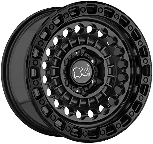 Amazon.com: Black Rhino Hard Alloys BRSTN 17X8.5 6X5.5 M-BLK -10MM ...