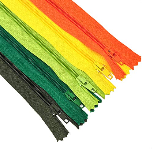 Snapklik.com : Nylon Zippers For Sewing, 14 Inch 80 PCs Bulk Zipper ...