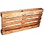 Kistenkolli Altes Land Palette ca 120 x 60 x 13 cm - Natur Weiss oder ...