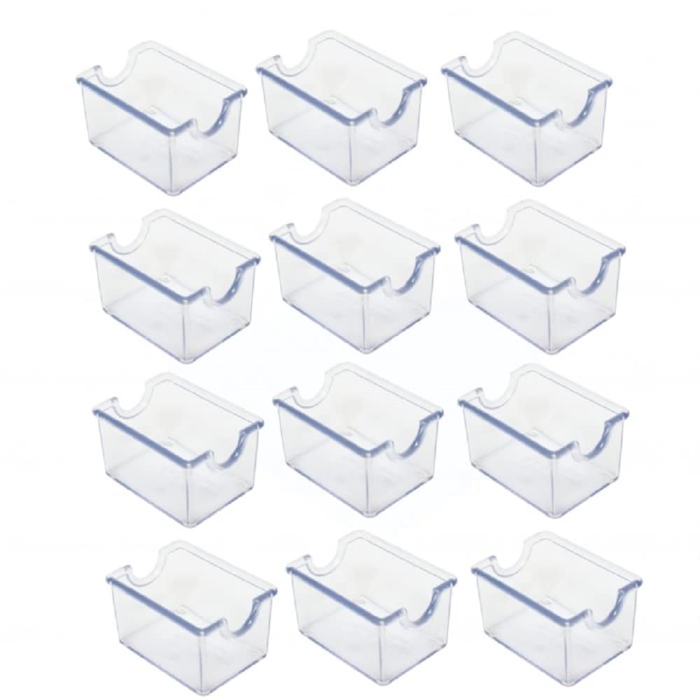 Snapklik.com : Set Of 12 Sugar Packet Holder Plastic Clear Color -Sugar ...