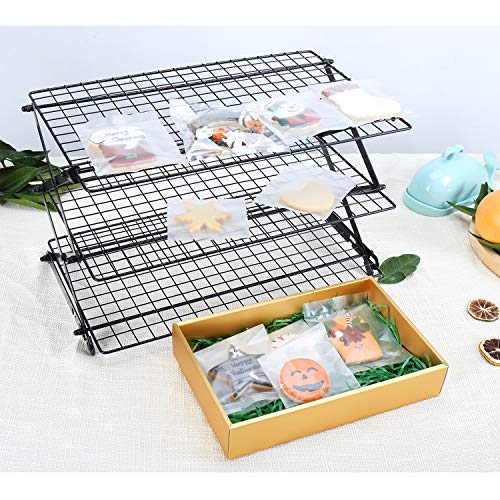 Buy Geesta 2/3/4-Tier Collapsible Cooling Rack with Adjustable 3 ...