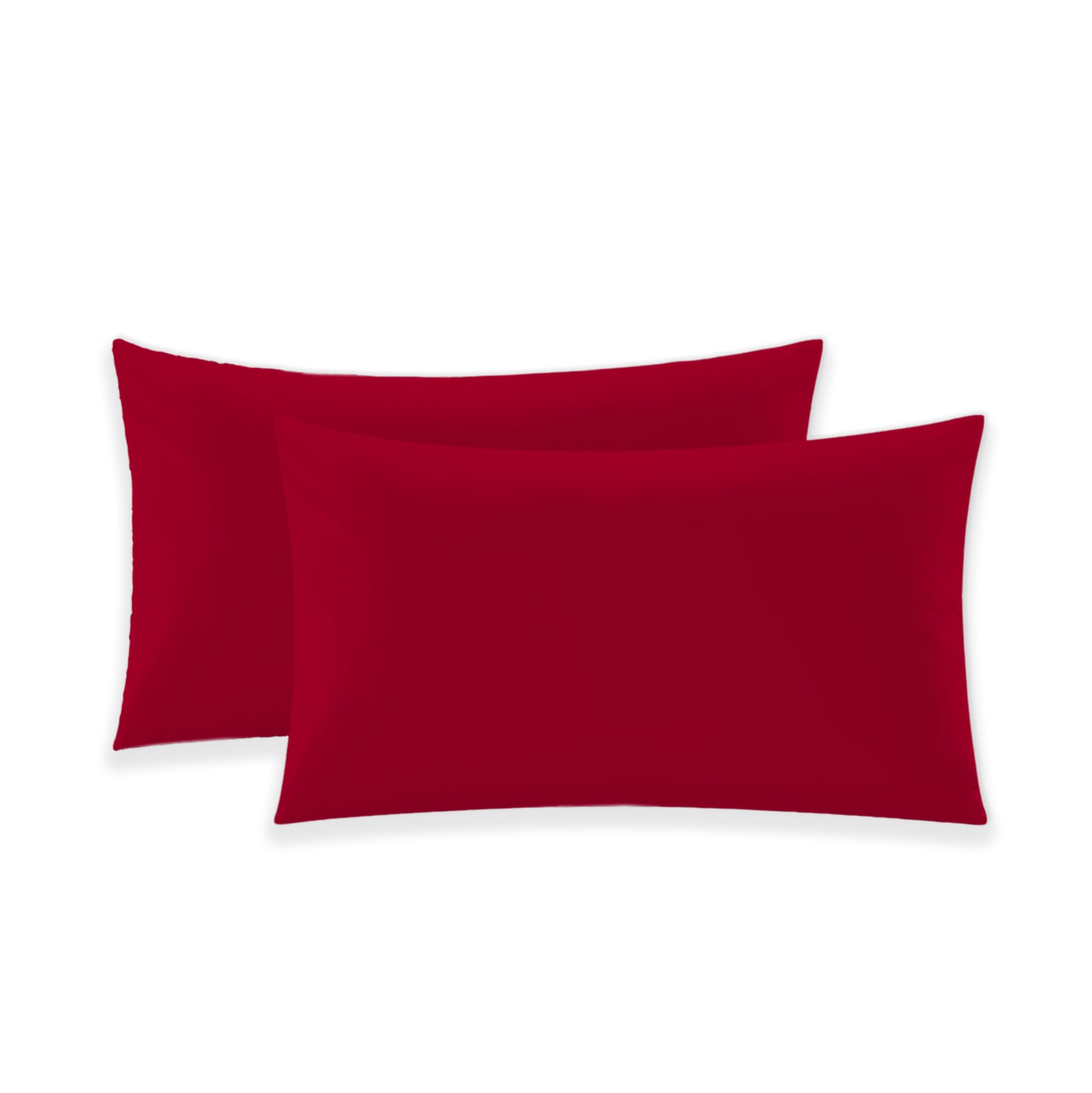 EGYPTO LUXURY RED PILLOW CASES 2 PACK – SOFT & BREATHABLE PILLOW CASE ...