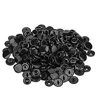 Asiatic Black Snaps Size 20 (1/2 Inch) Plastic Snaps Fastener Punch No ...