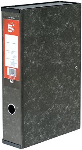 Assorted Pack of 10 Foolscap Box Files 75mm Spine Document Storage ...