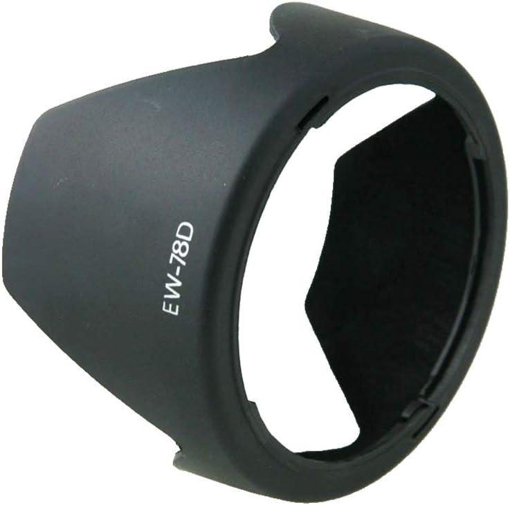 Amazon.com: New EW-78D EW78D Lens Hood 72mm For Canon EF-S 18-200mm F3.5-5.6 IS 28-200mm Camera ...