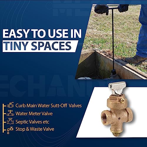 Snapklik.com : Mechands Water Meter Key 2Pcs Steel Water Shut Off Tool ...