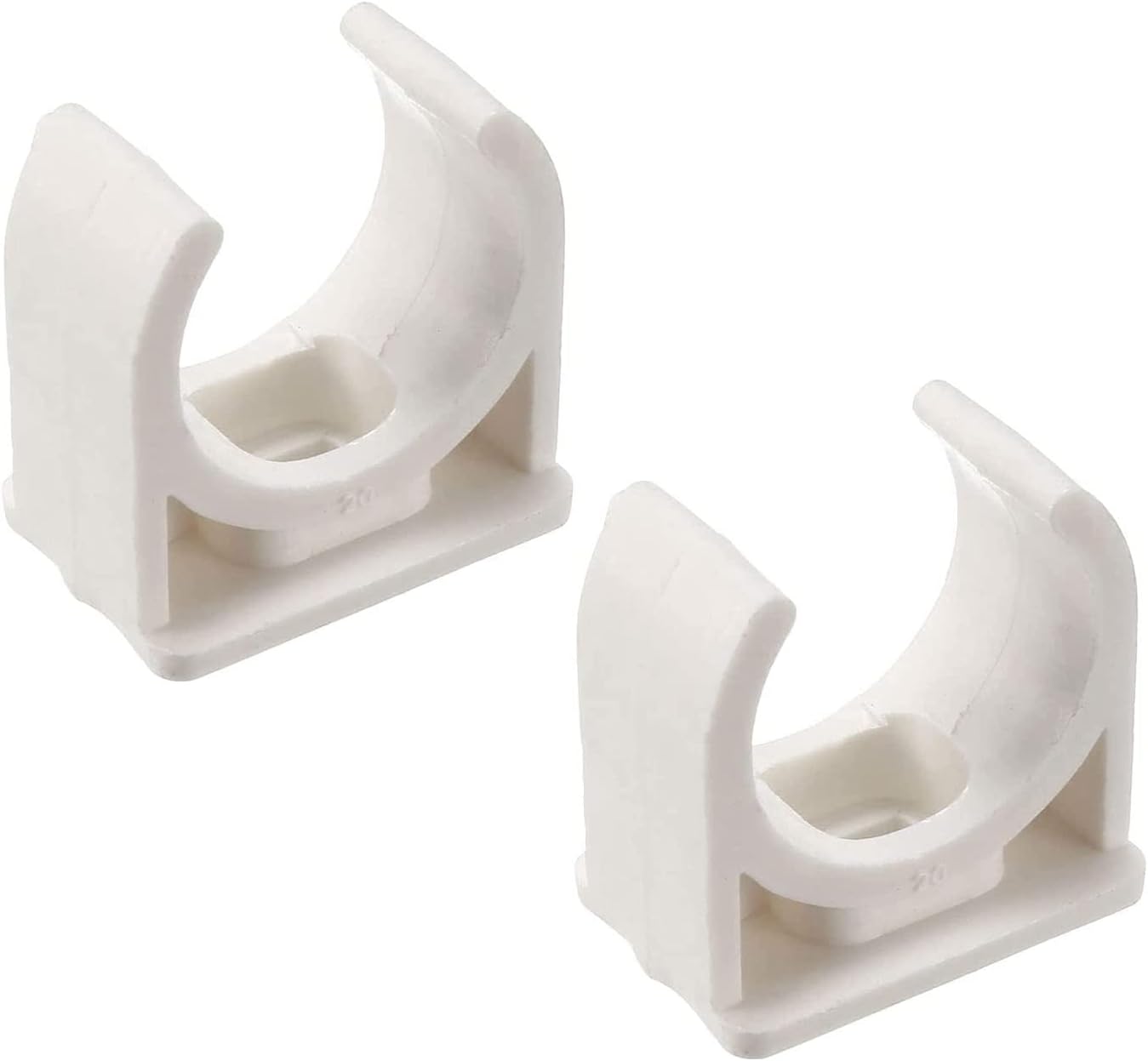 sourcing map PVC Water Pipe 20mm Clamps Clips, Fit for 20mm/0.79 Inch ...