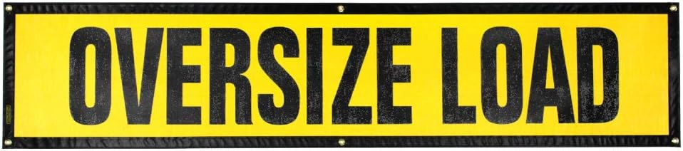 Amazon.com: Oversize Warning Products - Grommet Oversize Load Sign ...