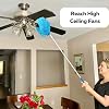 Amazon.com: Evelots Ceiling Fan Blade Brush Cleaner - Long Extension ...