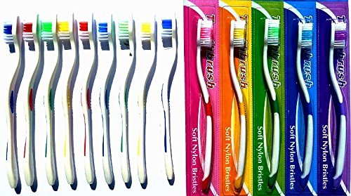 Amazon.com : 150 Toothbrushes Medium Soft and Individually Wrapped Plus ...