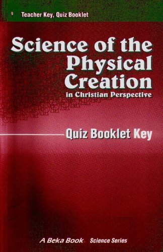 Science of the Physical Creation in Christian Perspective - Quiz ...