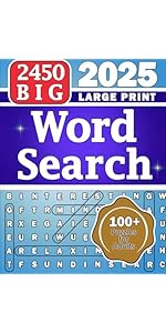Amazon.com: BIG 4850 Word Search Large Print for Adults: 200+ Puzzles ...