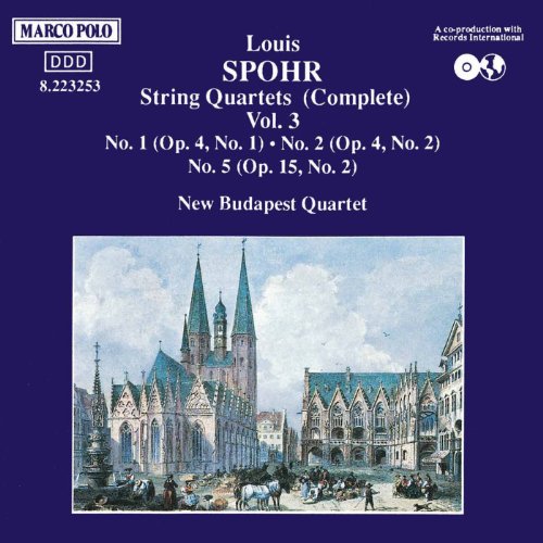 Amazon.com: Spohr: String Quartets Vol. 3 : New Budapest Quartet: Digital Music