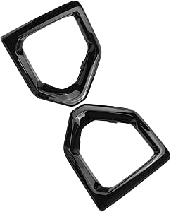 Amazon.com: QAGGUM Front Fog Light Bezel Cover Bumper Compatible with ...