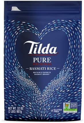 Amazon.com : Tilda Pure Basmati Rice, Premium Vegan and Gluten-Free Rice, 2-Pound Bag : Grocery ...