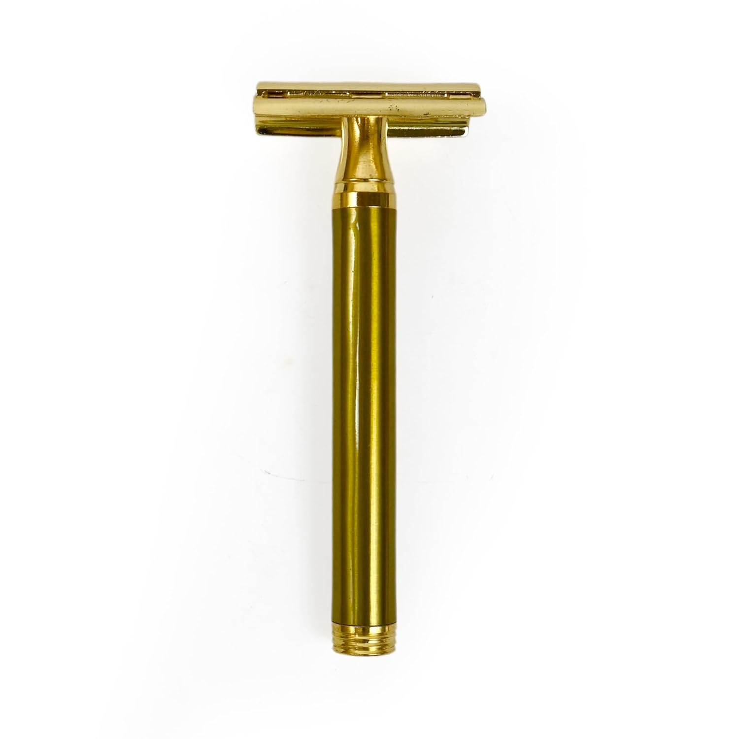 Tinku Golden Coloured Brass Double Edge Safety Razor for Men (T-76 ...