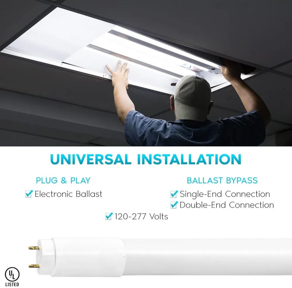4FT T8 LED Tube Light, Type A+B, 12W/15W/18W/22W, 3000K | 4000K | 5000K ...