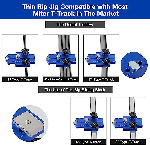 Snapklik.com : Thin Rip Jig, Extended Thin Rip Jig Thin Rip Tablesaw ...