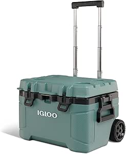 Amazon | Igloo Trailmate 52クォート ホイールクーラー スプルース | イグルー(Igloo) | クーラーボックス