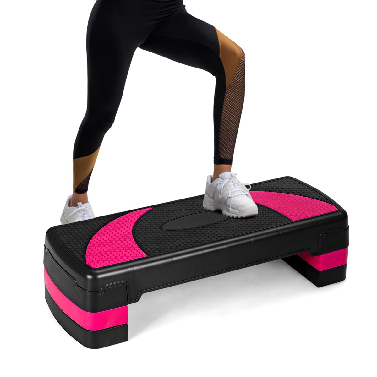 Amazon.com : SPORFIT Aerobic Step Exercise Platform, 31” Step Bench ...