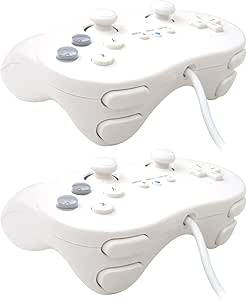 Amazon.com: New Pro Classic Retro Controller for N-intendo Wii (2Pack ...