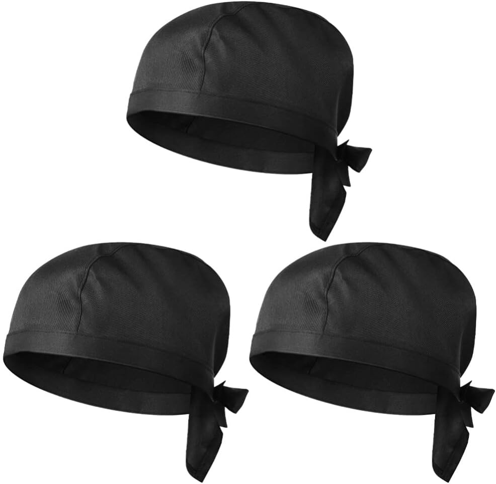 Amazon.com: IMIKEYA Drawstring Chef Cap 3Pcs Fashion Chef Hats Kitchen ...