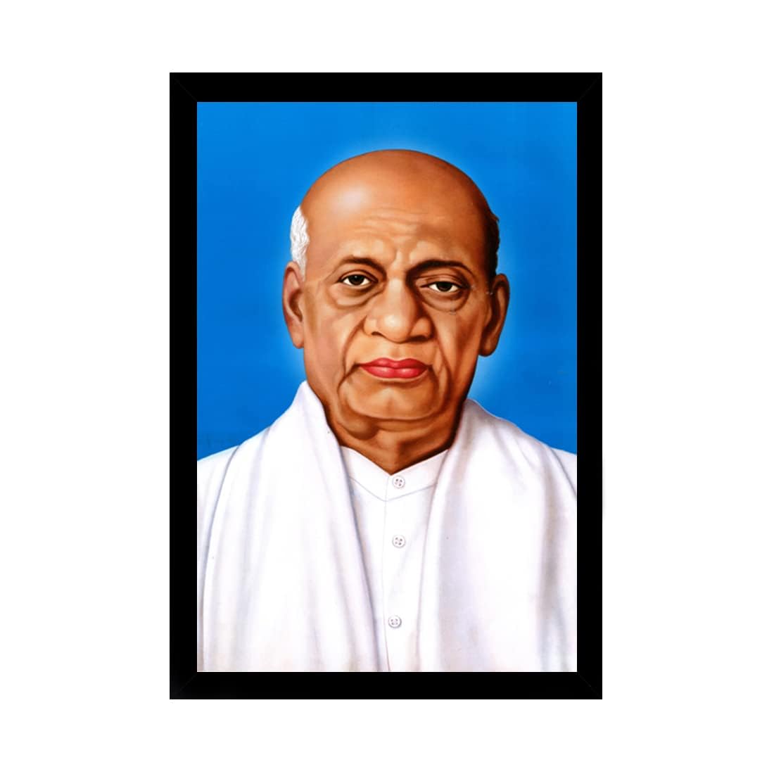Buy Sardar Vallabhbhai Patel Painting with Synthetic Photo Frame ...
