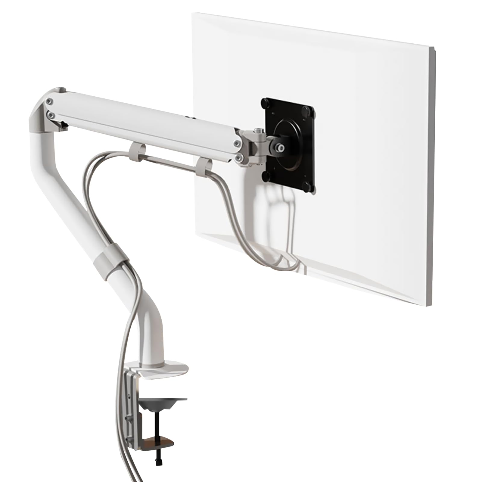 Beauenty Single Monitor Arm for 17-32Inch Flat/Curved Screen,Gas Spring ...