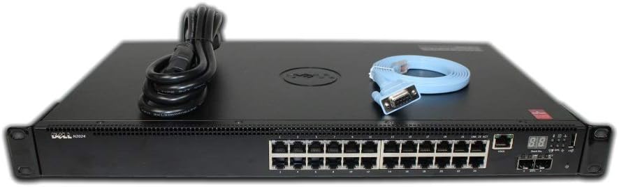Amazon.com: Dell N2024 24-Port 1GbE 2x10G SFP+ Ethernet Network Switch ...